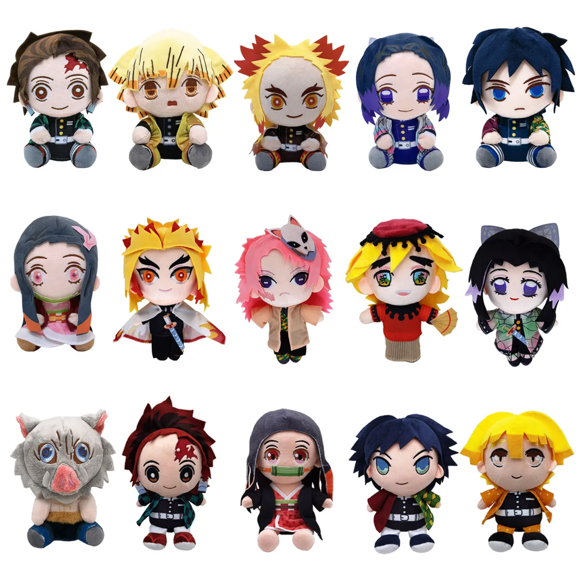 Cute Demon Slayer Plush Toys Plush Anime Pillow Cartoon Stuffed Toys ...