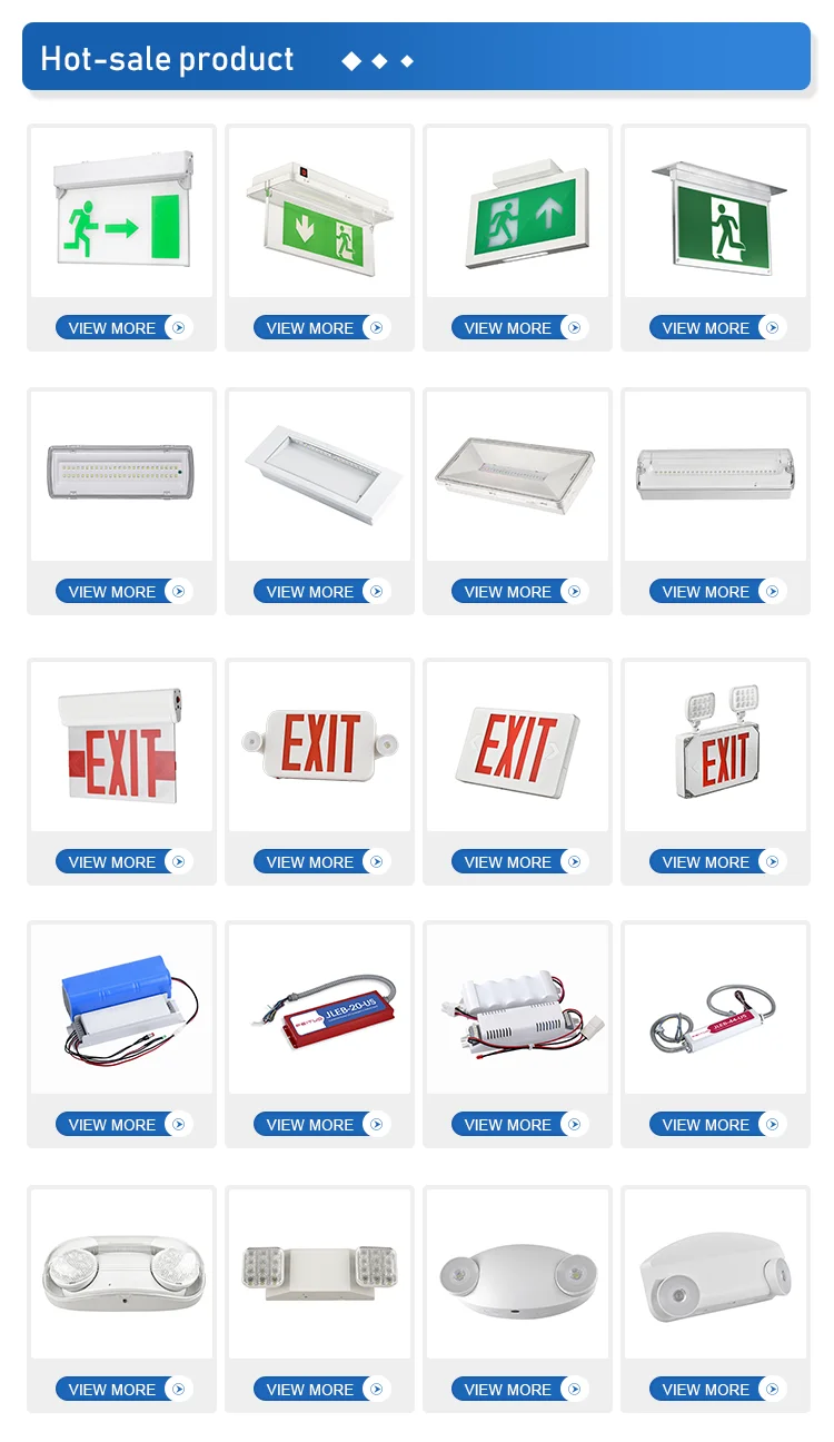 CE Listed LED Building Hanging Emergency Light Osha Exit Signs| Alibaba.com