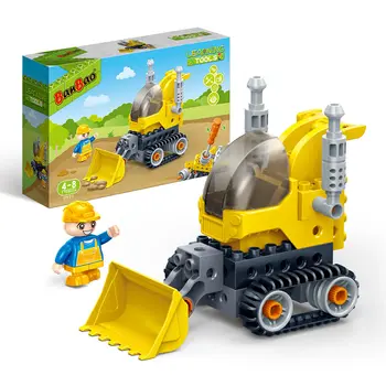 Banbao Toys B9711 Bulldozer Educational Learning Toys 19 Pcs Assemble ...