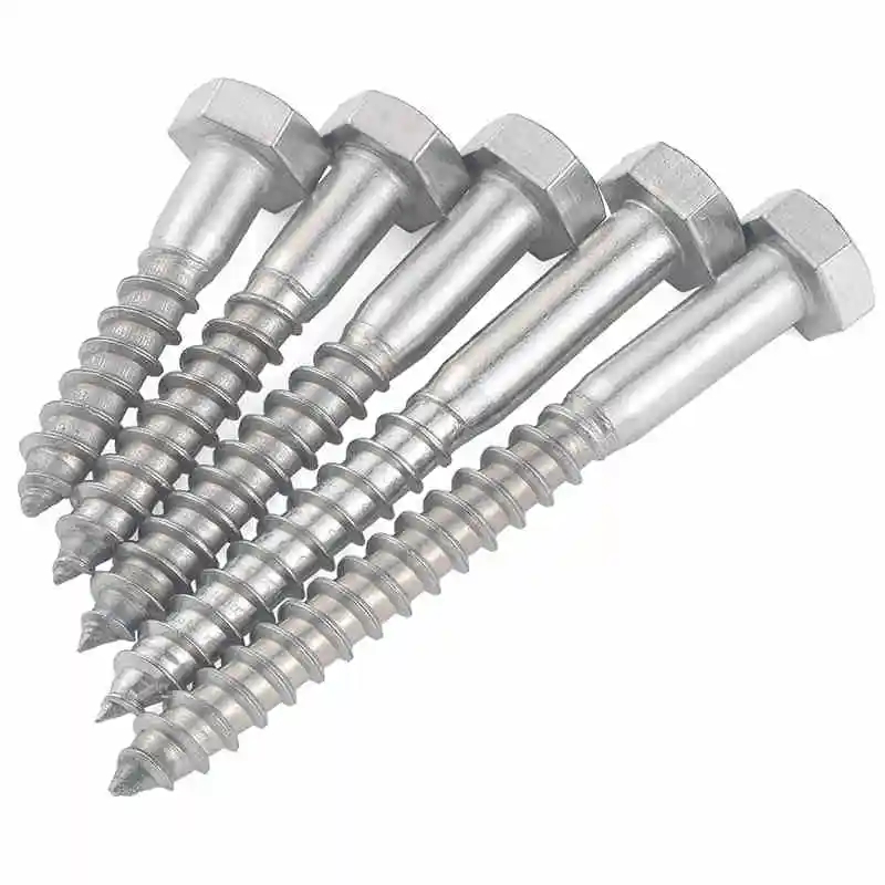 Good Price SS304 Stainless Steel A2 DIN 571 Hex Head Lag Coach Wood ...