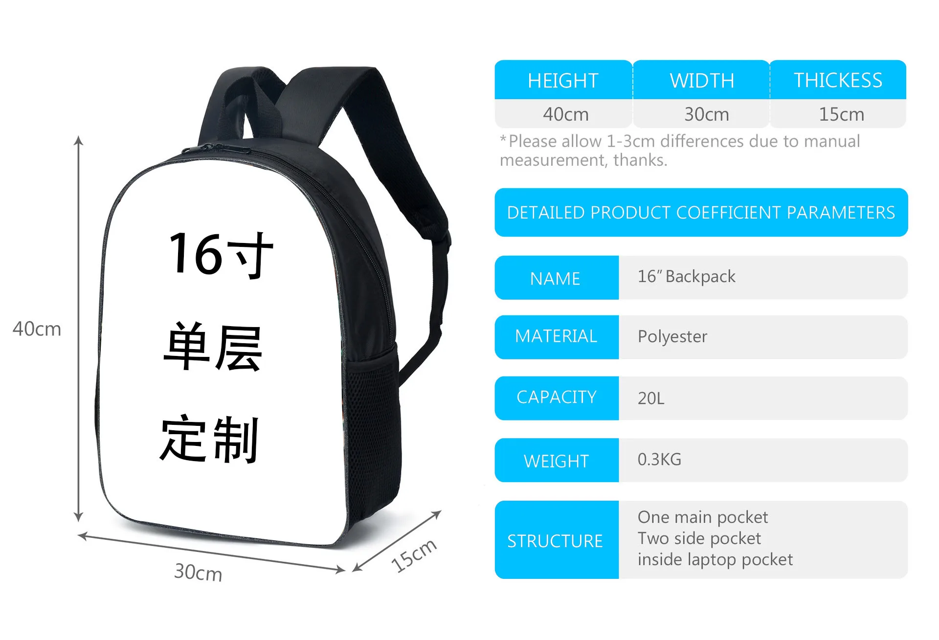 Stereo Toilet Bag Tv Monitoring Backpack Junior High School Children ...