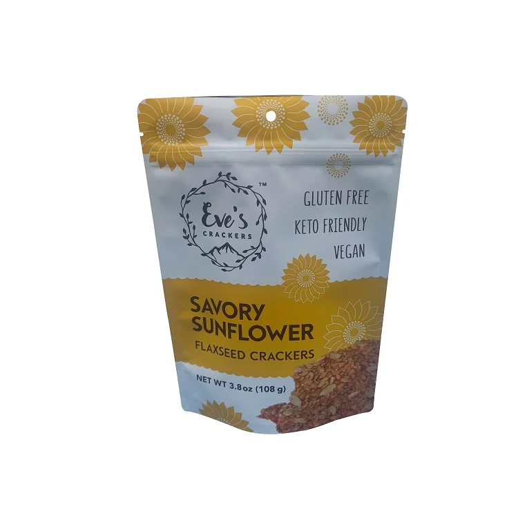 Shanghai Factory Food Grade Resealable Zip Lock Crackers Packaging Bags ...