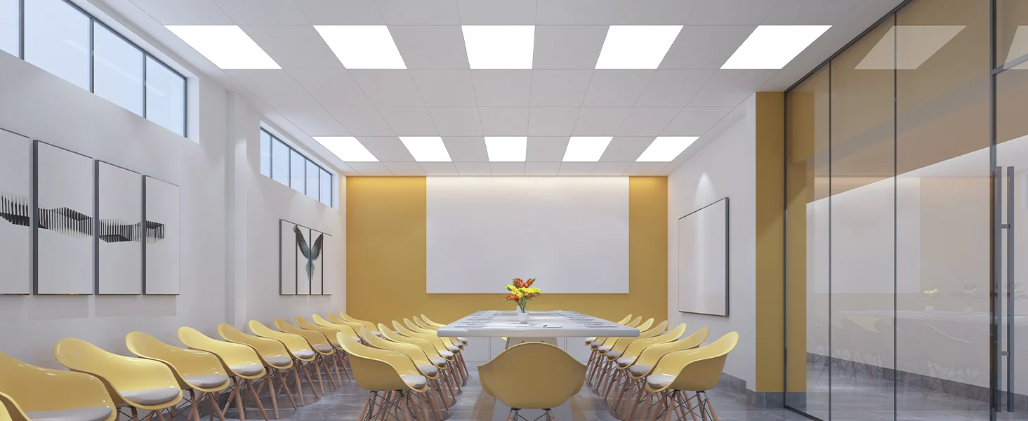 Backlit LED Panel Lights for Commercial Office Buildings