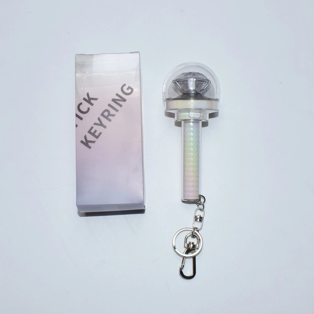 Kpop Svt 17 Mini Light Stick Plastic Laser Keyrings Shiny Carat Bang ...