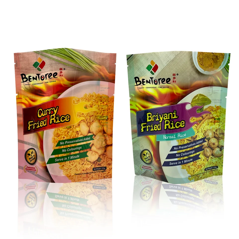 High Barrier Aluminum Foil Plastic Microwave Packaging Retort Pouch For ...