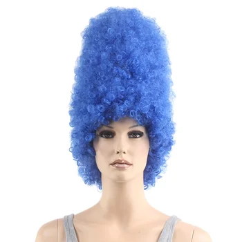 Stfantasy Marge Simpson Wig Women Halloween Cosplay Costume 60s Beehive ...