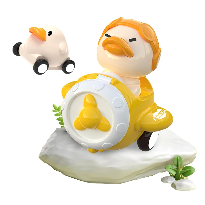 Baby Interactive Toy Cute Cartoon Pet Duck Rabbit Mini Catapult Toy Car ...