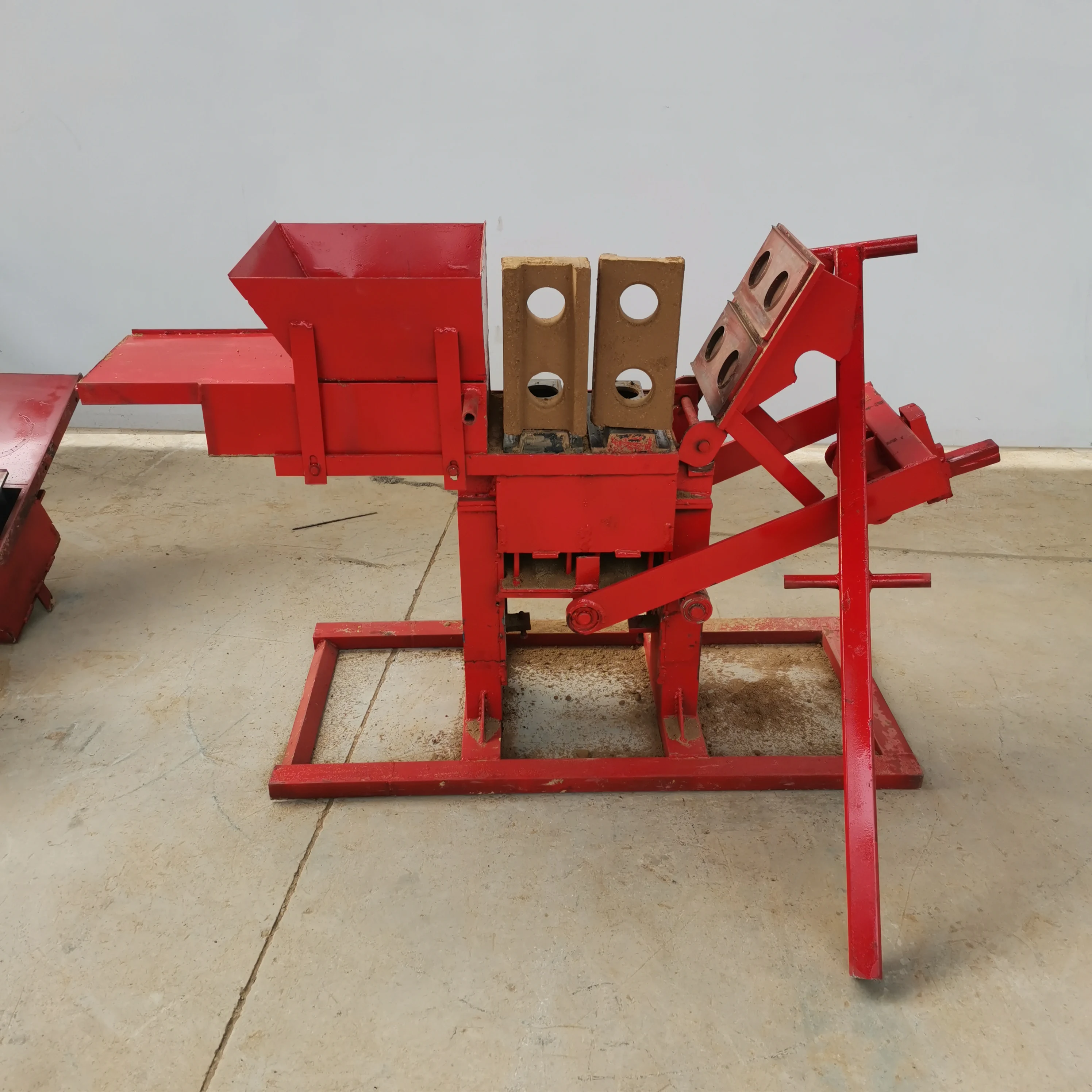 Manual Hand Press Qmr2-40 Manual Block Brick Making Machine - Buy Wt2 ...