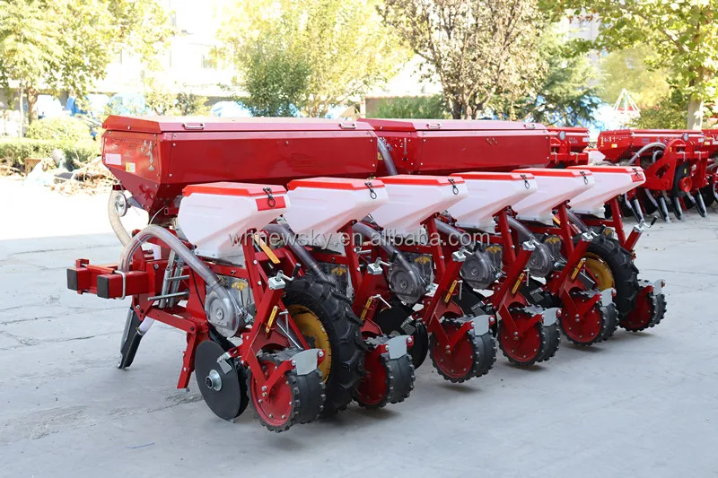 6 Row Pneumatic Seeder Machine - High Productivity Corn Planter