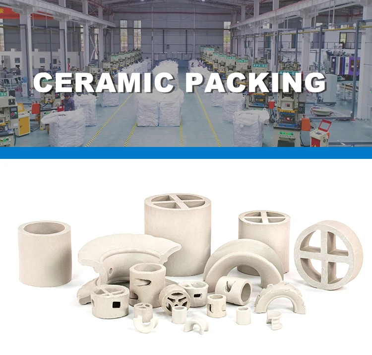 Acid Resistant Drying Tower Packing Ceramic Tri Y Type Partition ...
