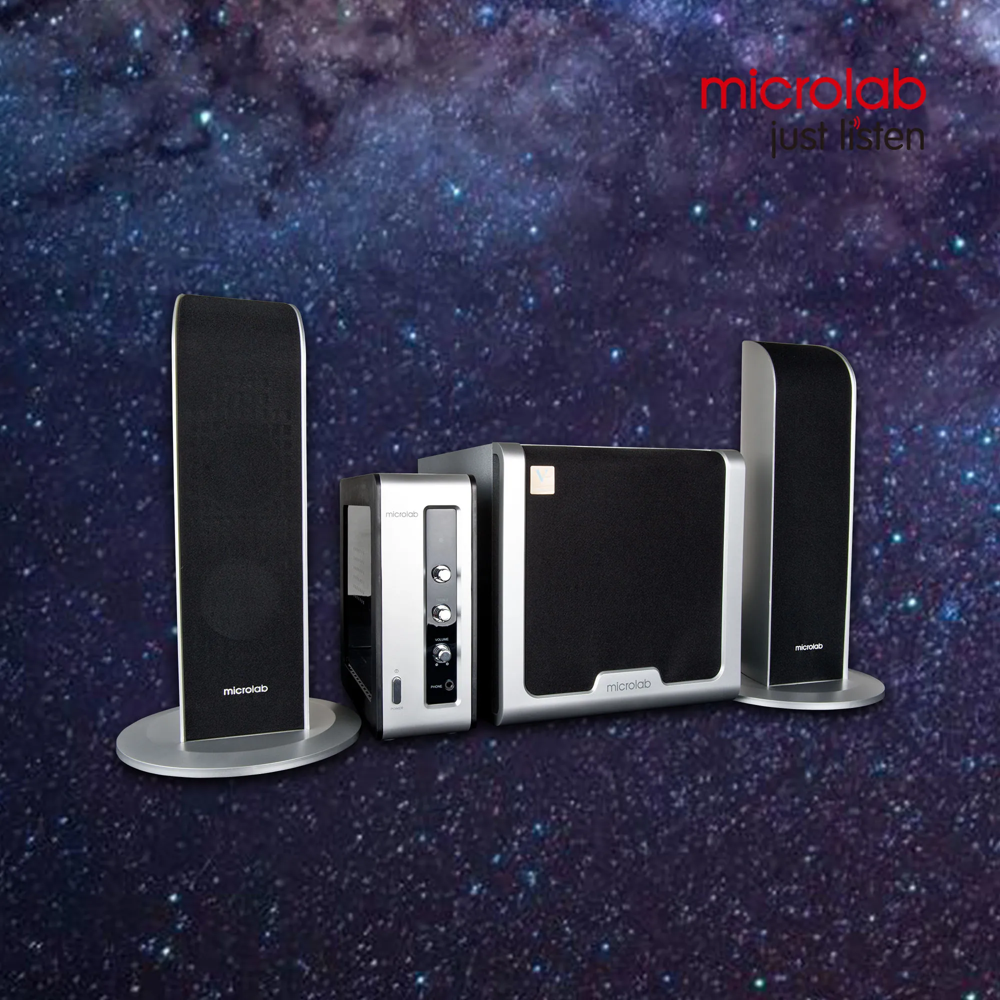 Microlab HIFI FC361 - Classic Design Speaker for TV & Home Theatre