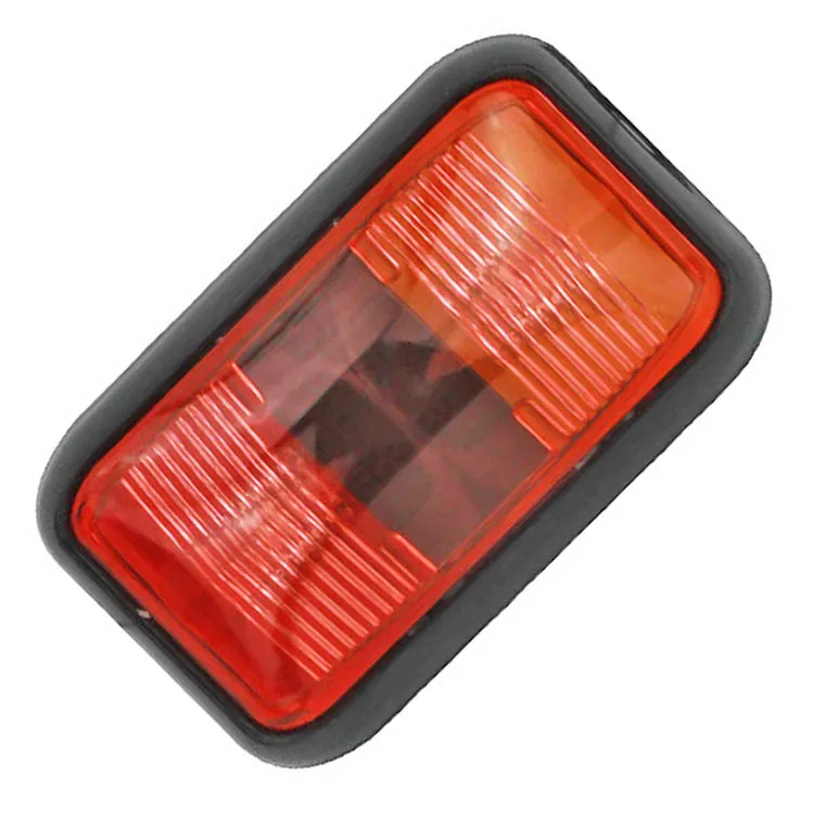 Bus Lorry Truck Trailer Warning Light Waterproof Amber 2 Led Reflector ...