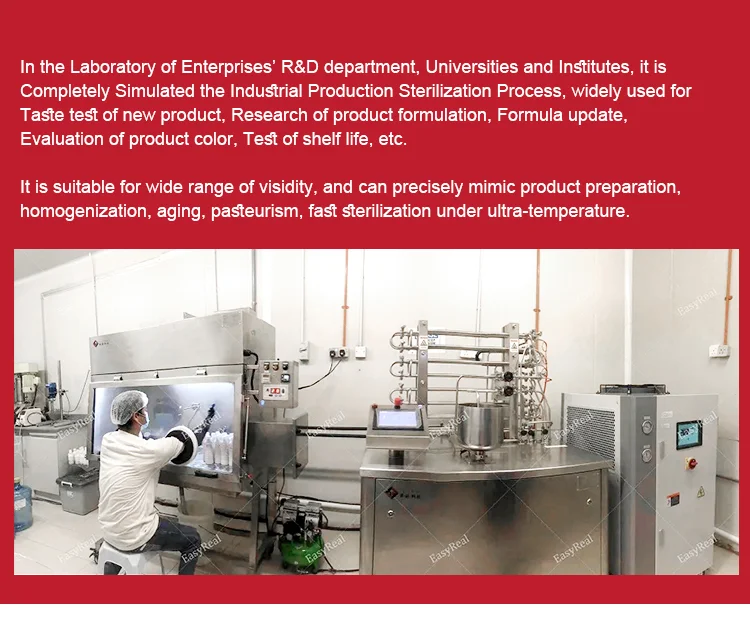 Lab Scale Uht Plant Lab Uht Sterilizer For Milk - Buy Lab Uht Unit,Lab ...