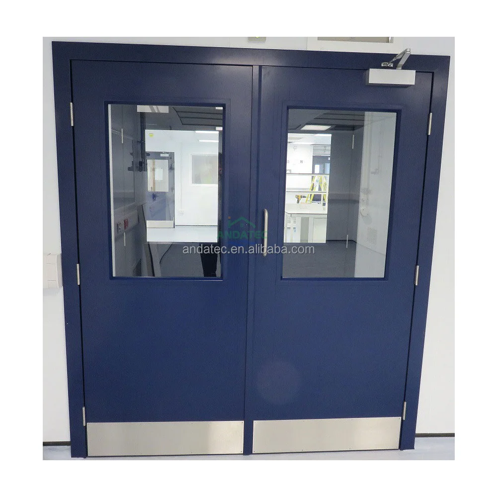 Commercial Kitchen Stainless Steel Glass Swinging Door | Durable ...
