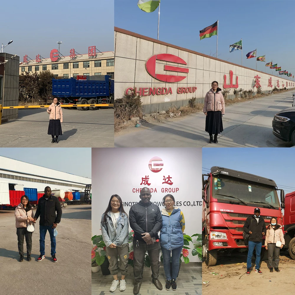 China Chengda 3 Axles 40Ft Used Flatbed Semi Trailer, 40T Capacity for ...