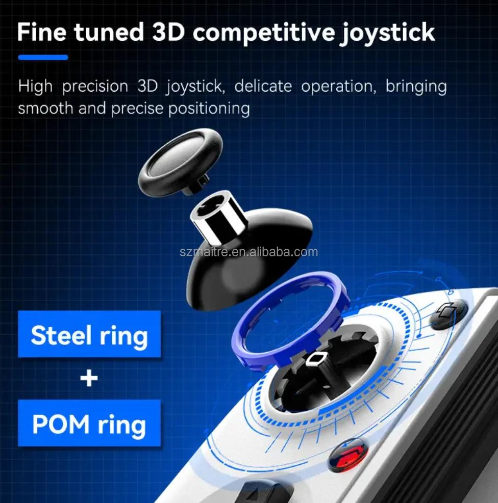BSP-D11 Telescopic Game Controller RGB Light Phone Stretching Gamepad 6 ...