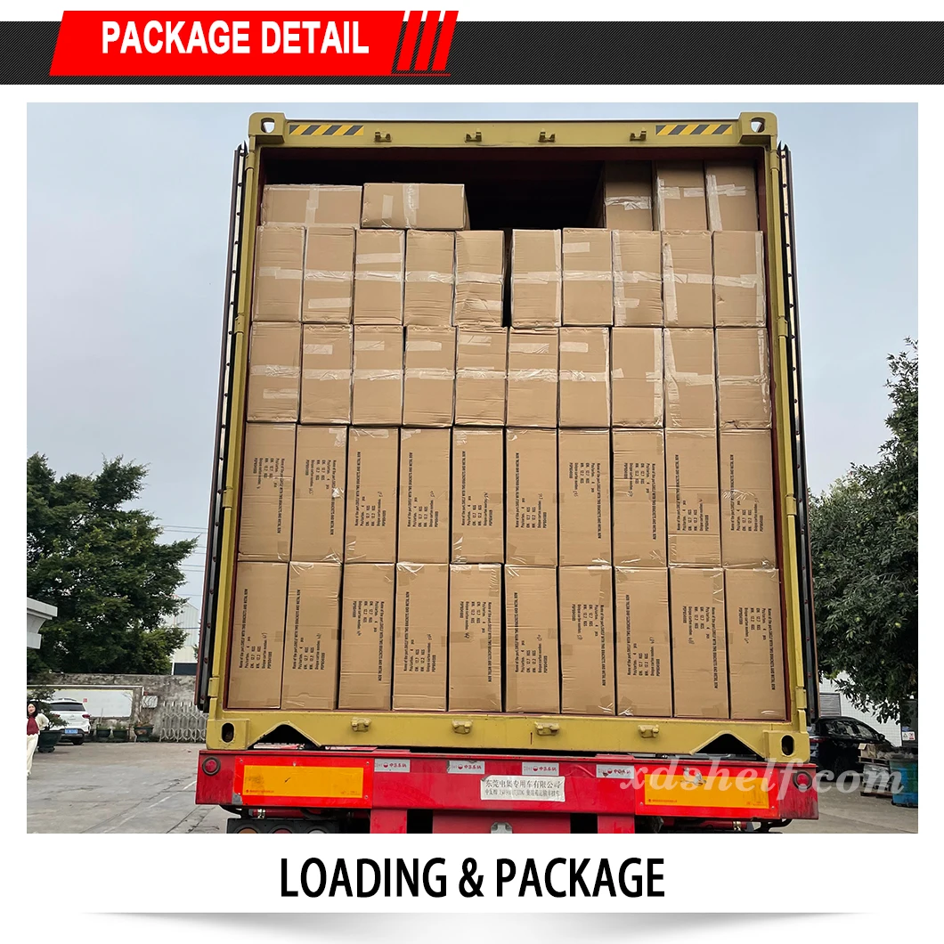 Xianda Shelf Metallic Supermarket Shelf Equipment Gondola Shelving Rack ...