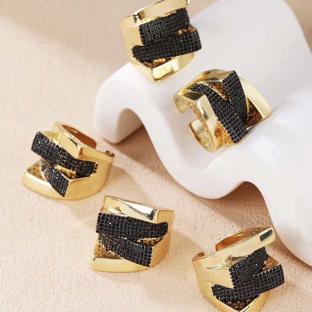 Ls-c1340 Stylish Design Ring For Men And Women Micro Pave Full Zircon ...