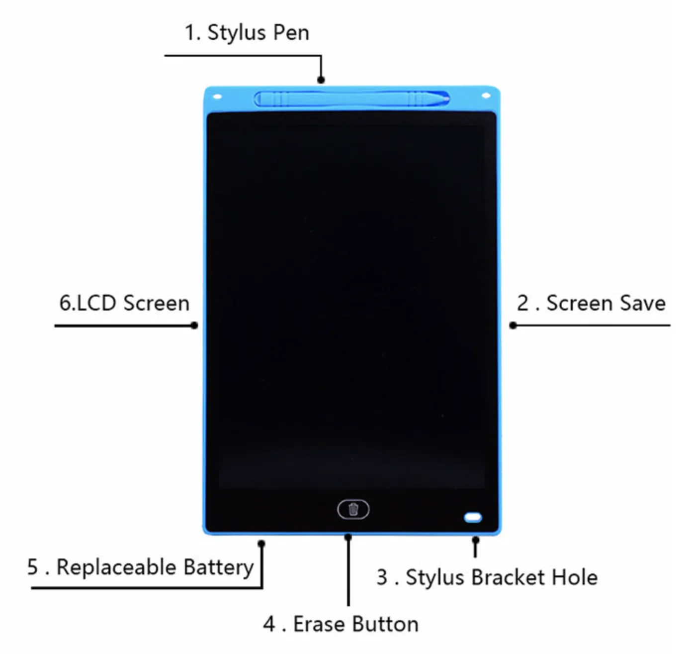 Customizable logo Digital Writing Colour Screen Graffiti Board Lcd ...