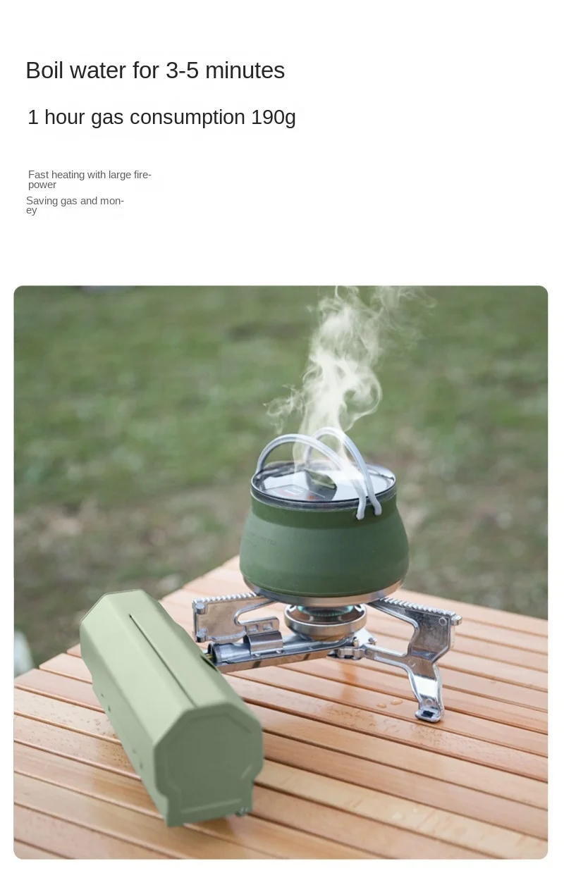 Outdoor Portable Folding Camping Stove Cooking Utensils Gas Hot Pot ...