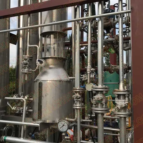 Small Capacity Distillation Column Skid Mini Distillaiton System Reflux ...