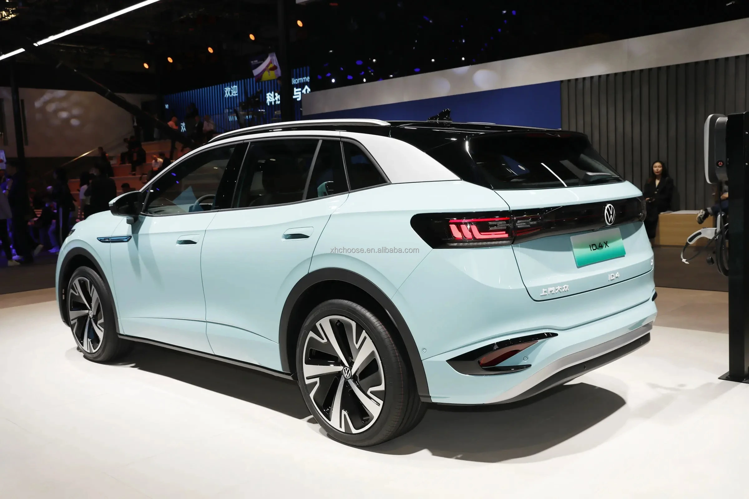 Electric Car Saic Vw Id4x 2023 607km Rwd Upgraded Long Range Ev Car Volkswagens Id4 X New Energy ...