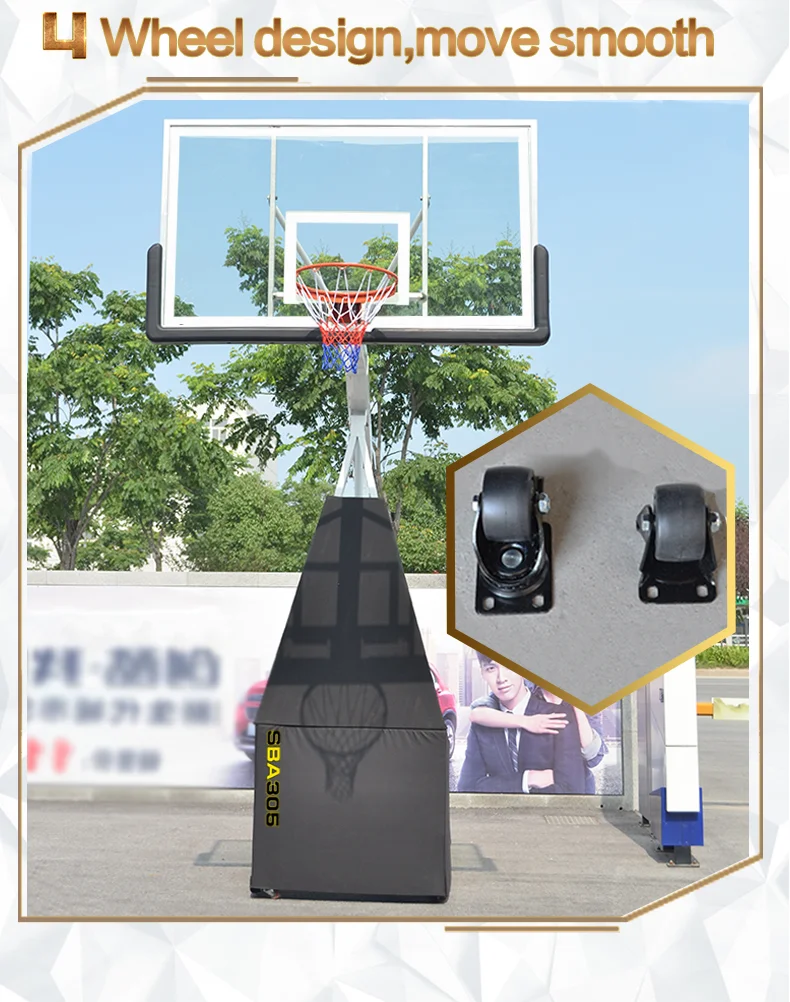 Portable Basketball Hoop Stand - Perfect for Training