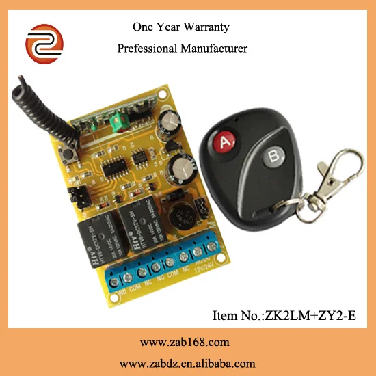 12VDC 433mhz Wireless Remote Control Relay Switch Module