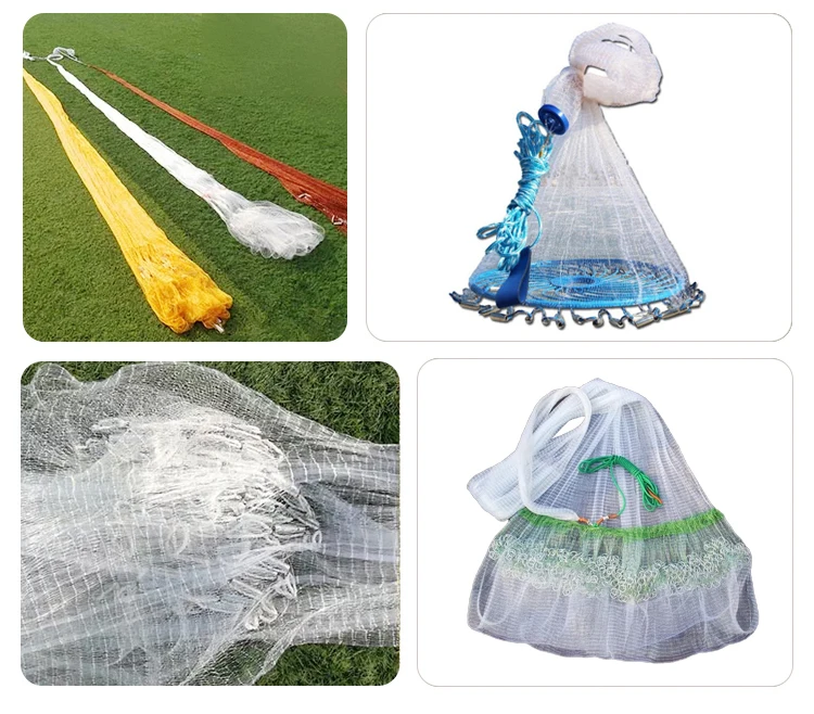 3m Monofilament Frisbee Hand Toss Red De Pesca Balik Agi Freshwater ...