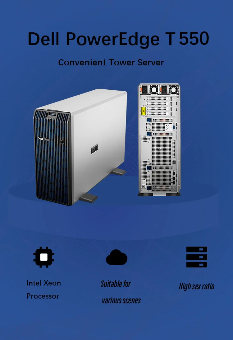 Dell Poweredge T550 Tower Gpu Server Host High Performance Computing ...