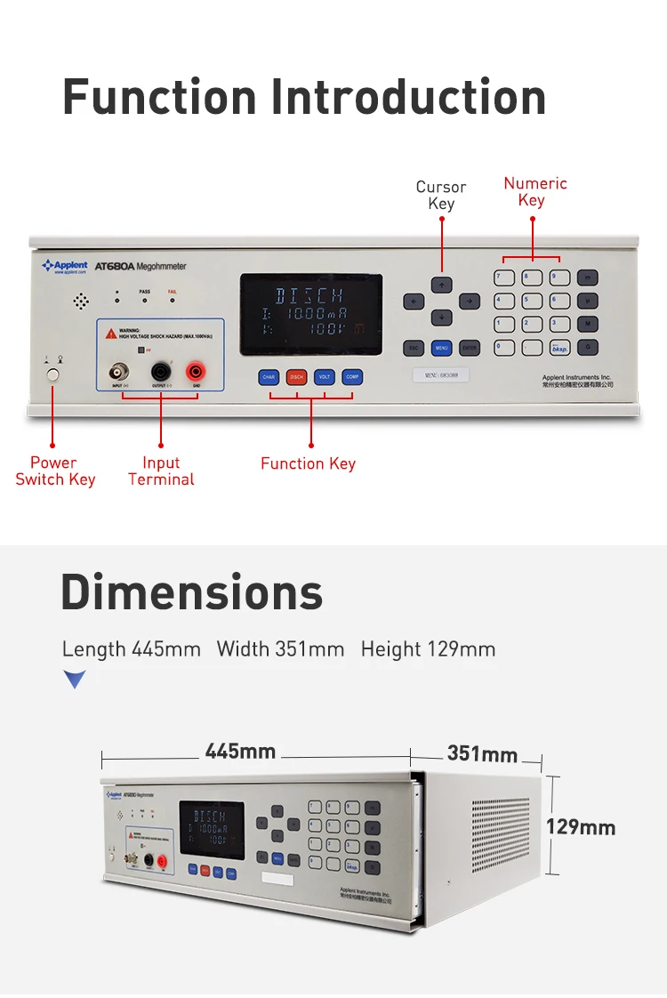 200mA Super Capacitor Leakage Current Tester AT680A| Alibaba.com