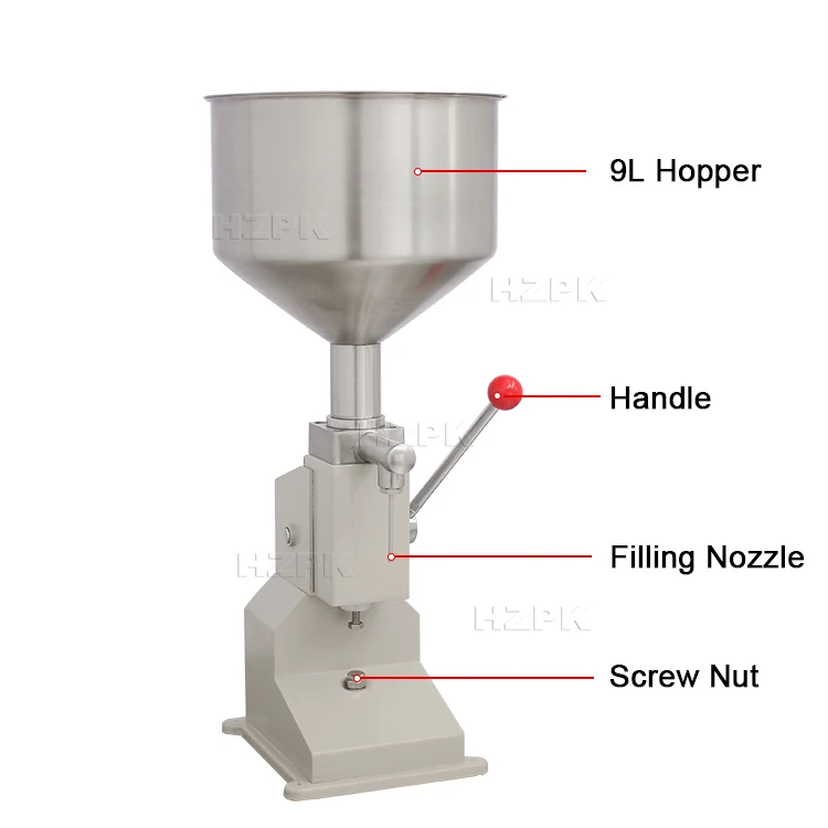HZPK A03 Manual Filling Machine - Precise Liquid Dispensing