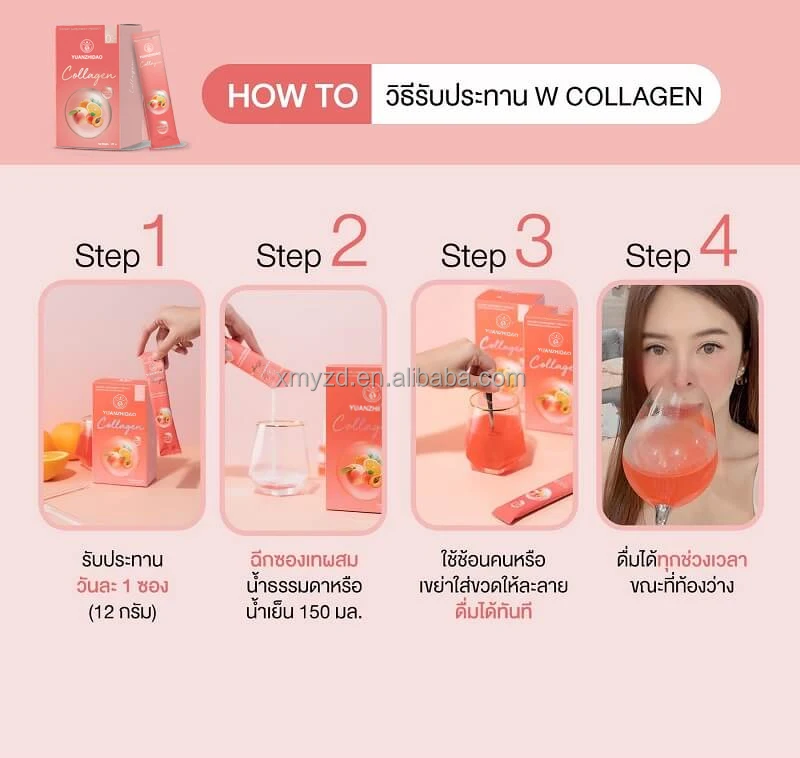 Thailand Fiber Plus Collagen Drink - Skincare & Anti-aging