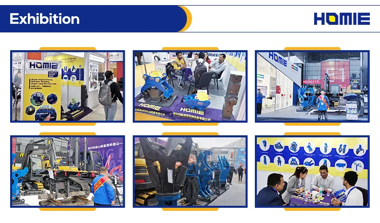 HOMIE Scrap Grabbers - Durable Hydraulic Orange Peel Grapples