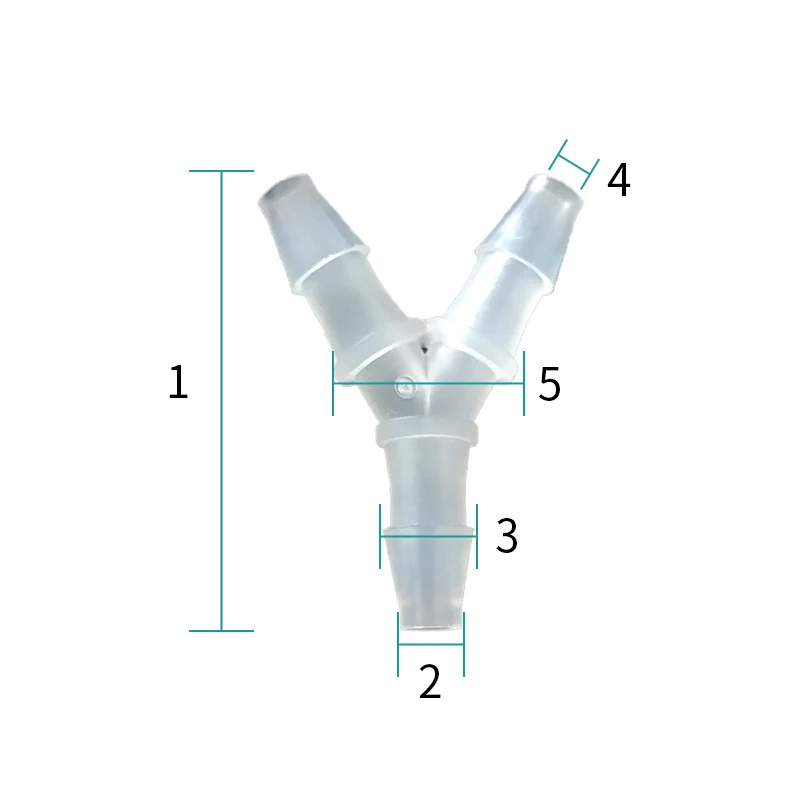 Y-shaped Three-Way Plastic Joint - Durable & Versatile