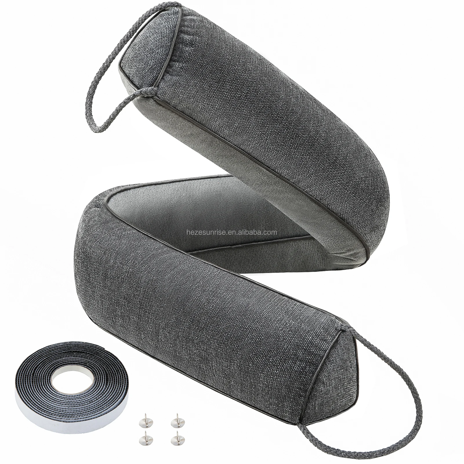 Door Draft Stopper 36 Inch Triangle Under Door Cold Air Stoppers Black ...