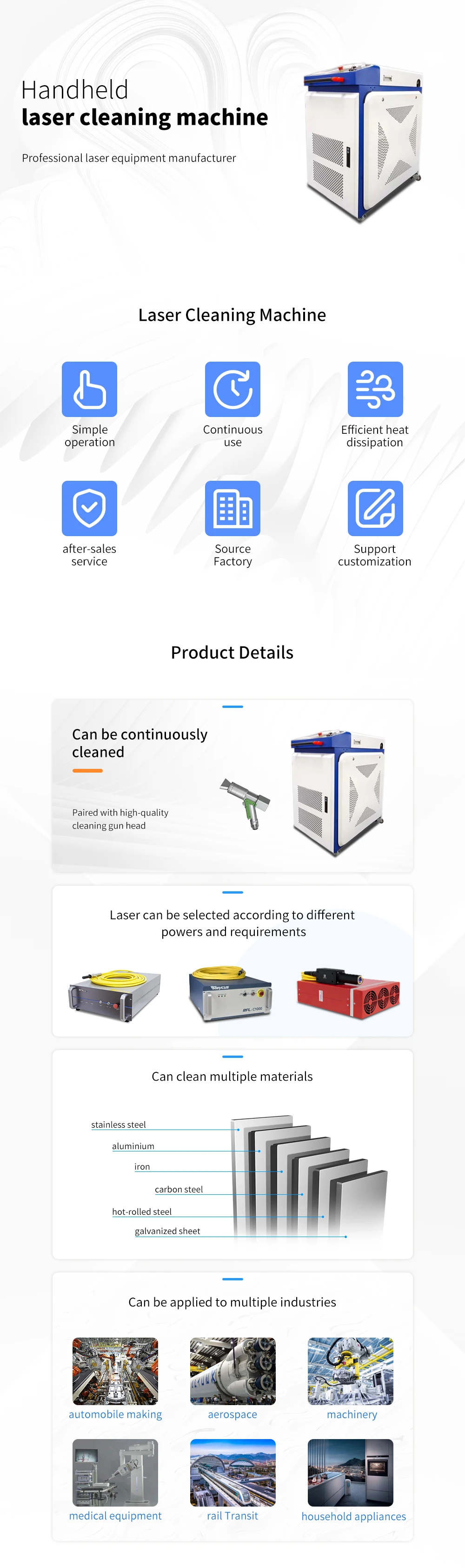 New Type Handheld Lazer Cleaner 3000w Laser Metal Surface Cleaning ...