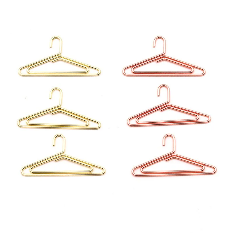 50 Piece Hanger Shape Paper Clips,Bookmark Clips For For Fun Office ...