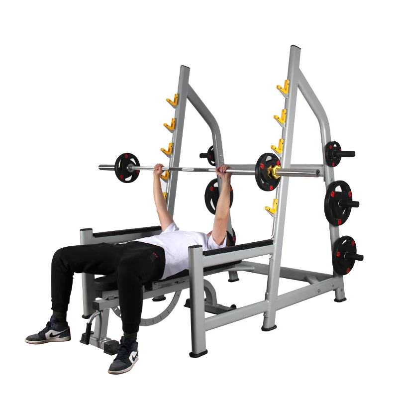 Heavy Duty Plate Loaded Squat Rack Commercial For Thigh Muscle Exercise ...