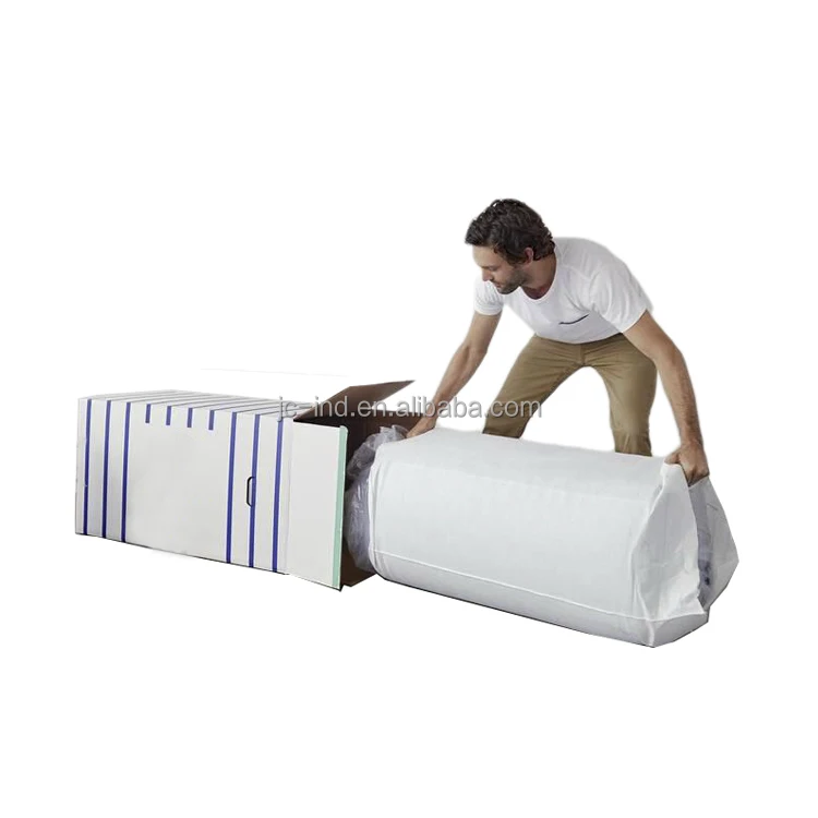 Compressed Memory Foam Bed in a Box with Washable Cover & Cooling Features