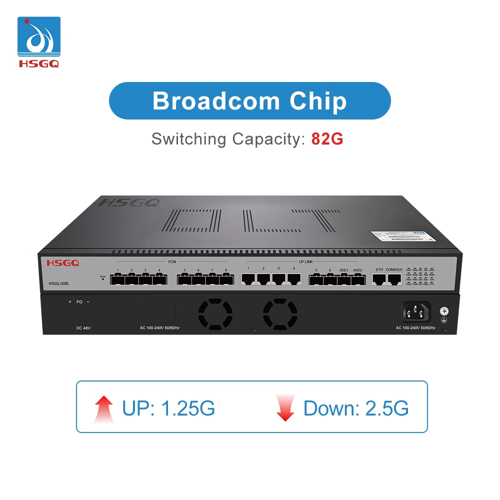 Hsgq-g08l Olt Gpon Ma5608t Olt 8 Puertos Gpon Ftth Fttb Fttc Network ...
