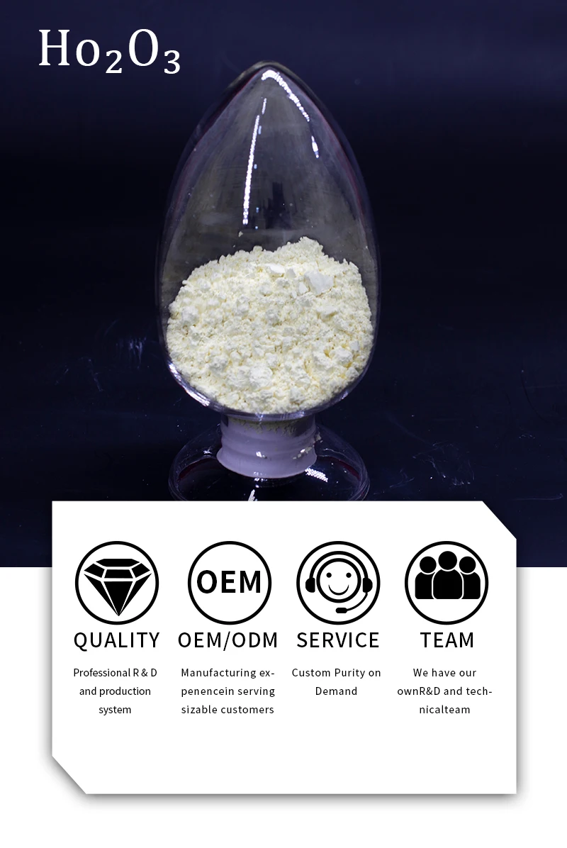 Factory Price Holmium Oxide - 99.99% - Ho2o3 Rare Earth Metal Oxide ...