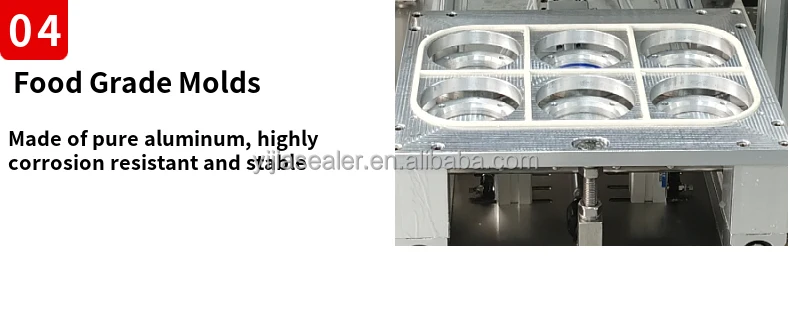 YIJIA Sandwich Bread Packaging Sealer Vegetable and Fruit Salad Sealer ...
