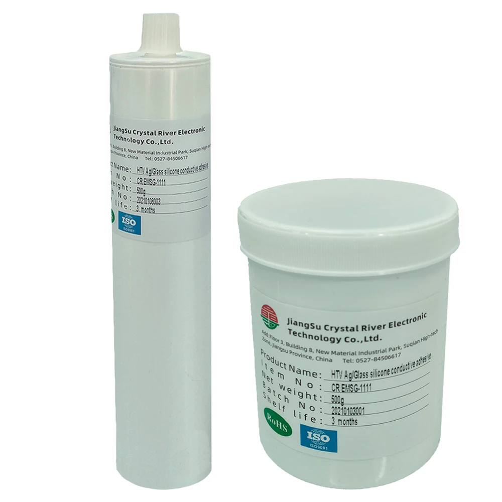 Htv Electromagnetic Conductive Glue Ag/glass Conductive Adhesive Powder ...