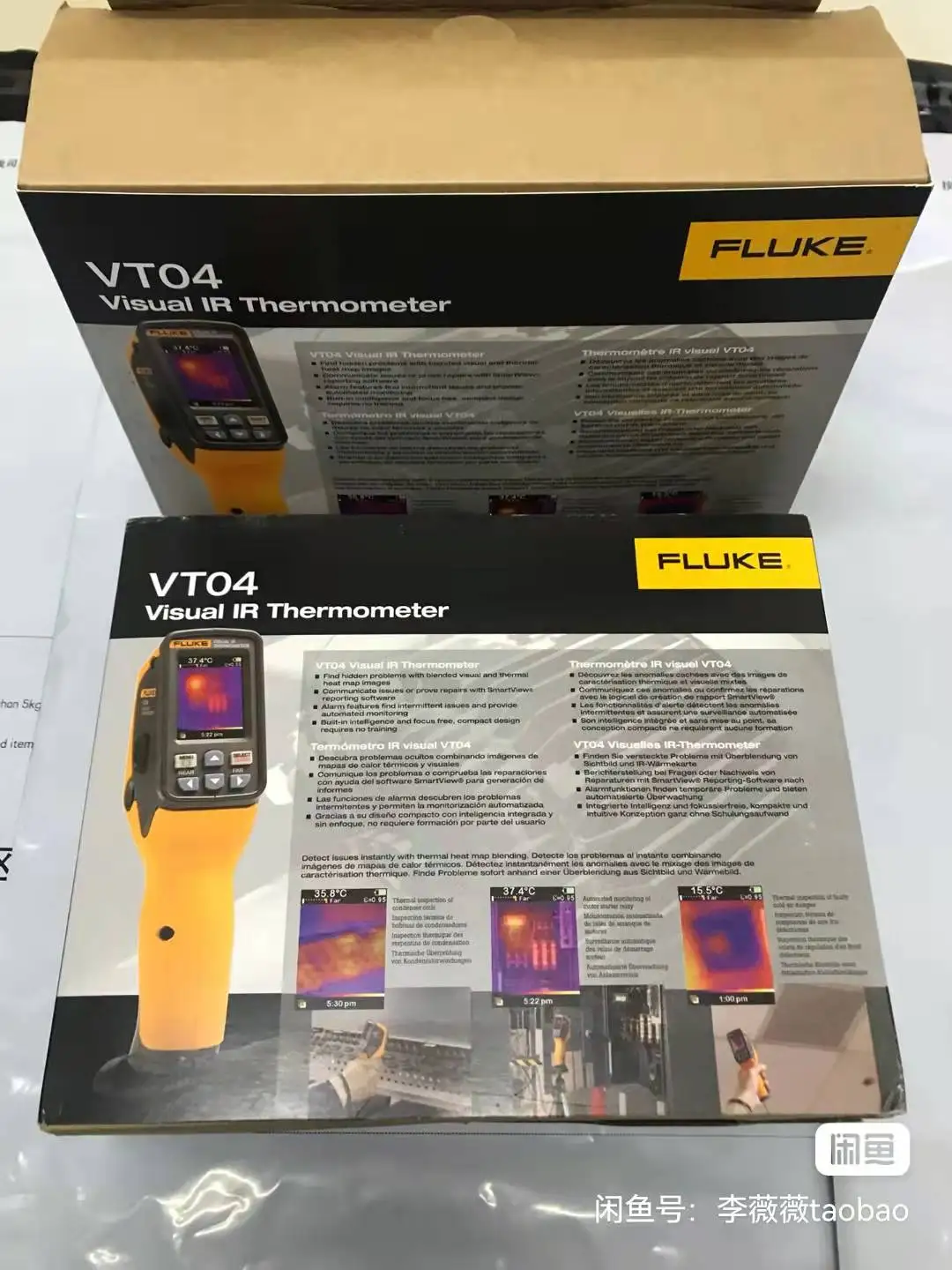 Fluke Vt04a Visible Components Thermometer,Vt04 Thermal Thermometer ...