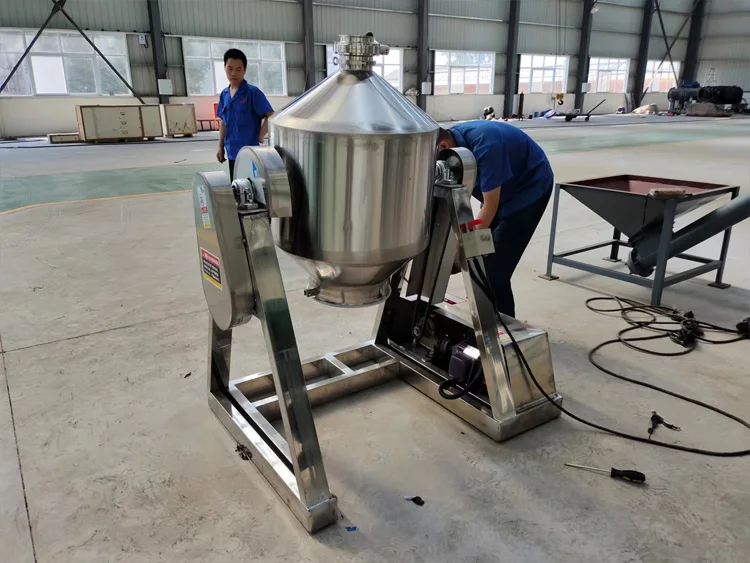 100kg Dry Powder Mixer - Food Grade Particle Mixing Machine