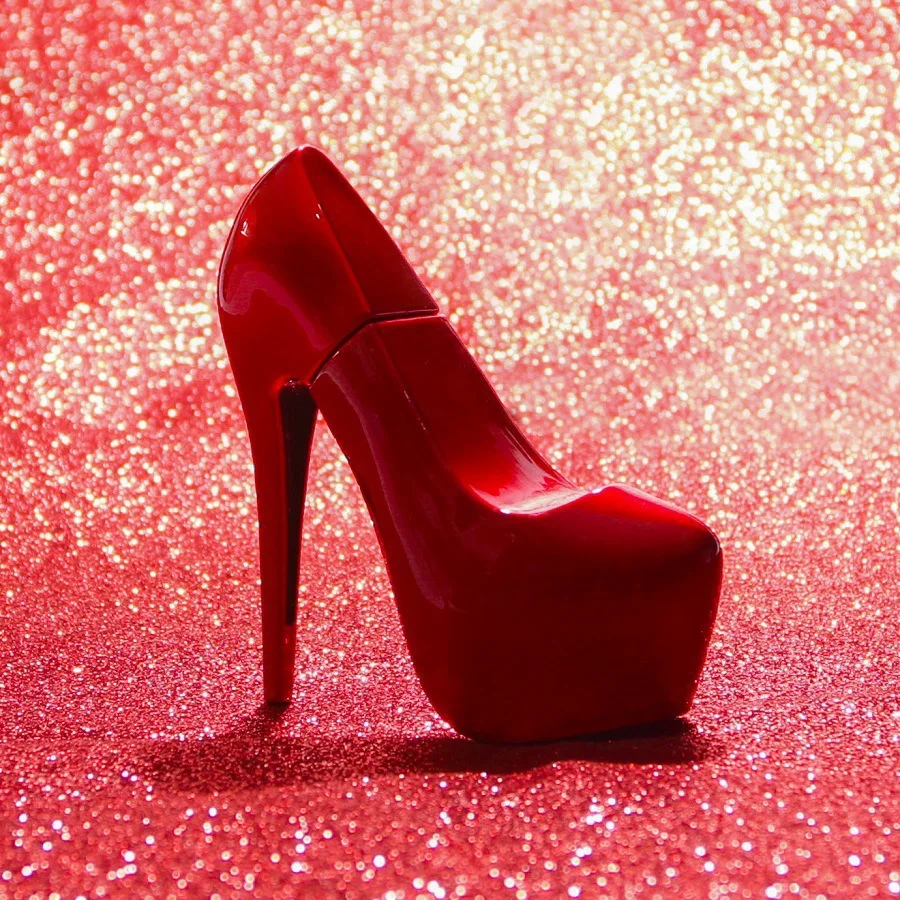 2024 Red High Heel Shoe Shape Glass Perfume Bottle Original Fragrance ...