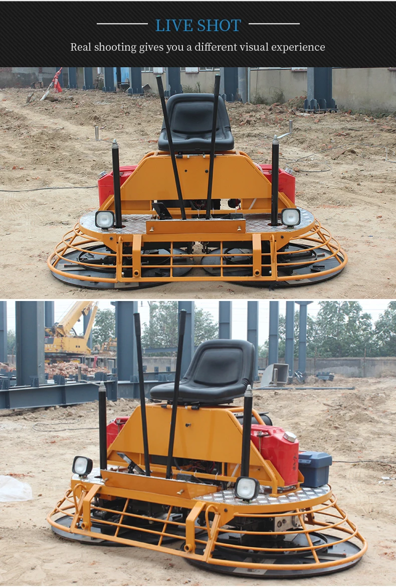 GX690 36'' Ride on Power Trowel - 24HP Gasoline Engine