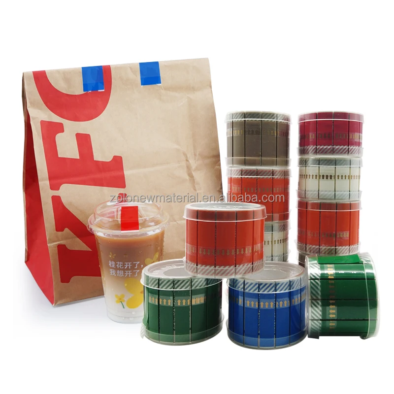 Blue Security Tape Easy Tape For Sealing Box With Hidden Text Open Void ...