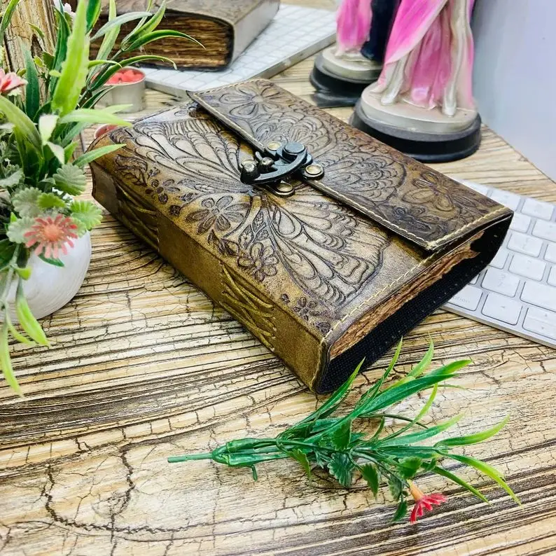 Leather Vintage Journal Retro Travel Diary An Exclusive Handmade Paper ...
